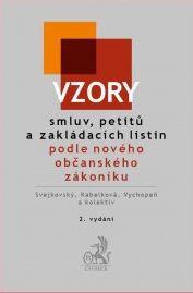 Kniha Vzory smluv, petitů a zakládacích listin podle nového občanského zákoníku, 2. vydání ...