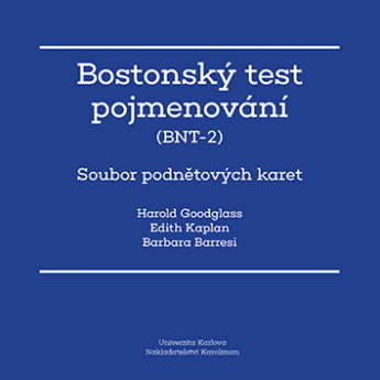 Kniha Bostonský test pojmenování BNT-2 | Odborná literatura a právnická ...